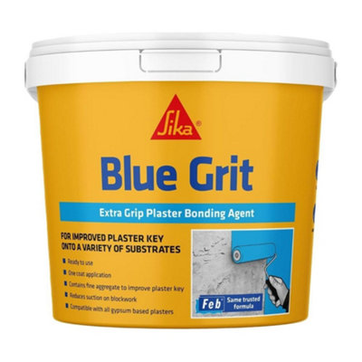 Sika Febond Blue Grit Plaster Bonding Agent - Blue, 5L - High ...