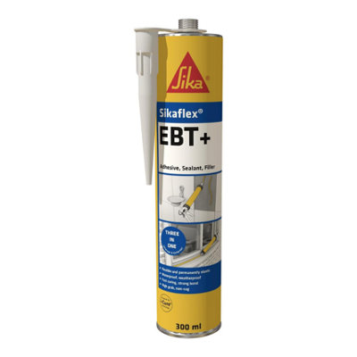 Sika Sikaflex EBT+ Adhesive, Sealant and Filler, Beige, 300 ml | DIY at B&Q