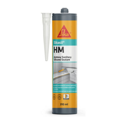 Sikasil HM Acetoxy Sanitary Silicone Sealant White, 310ml - High ...