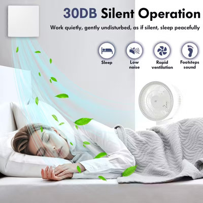 Silent Bathroom Extractor Fan 4inch 100mm White Kitchen Toilet Shower