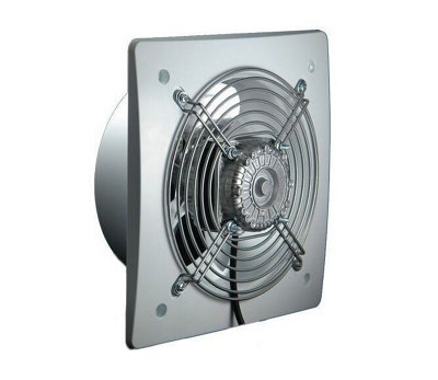 Silent Industrial Extractor Fan 200mm / 8" 450m3/h Duct Pipe | DIY at B&Q
