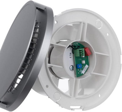 Silent Round Bathroom Extractor Fan 125mm / 5" with Timer and Satin ...