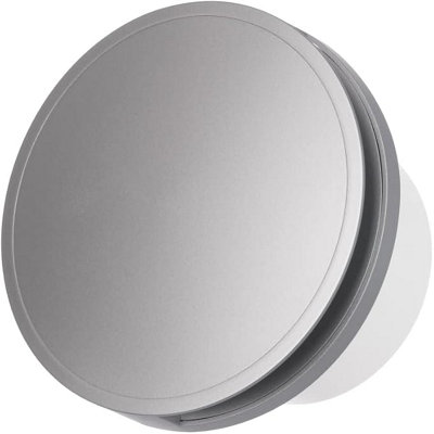 SILENT ROUND BATHROOM EXTRACTOR FAN 150MM / 6" WITH WHITE FRONT COVER