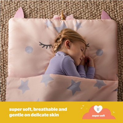 SILENTNIGHT - CHILDRENS SLEEPOVER BAG UNICORN