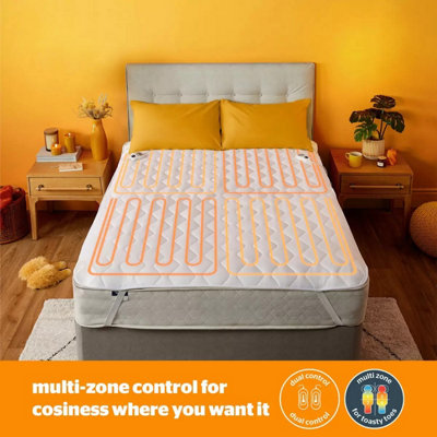 Silentnight Double Multi Zone Heated Mattress Topper