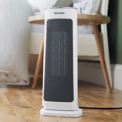 Silentnight Tower Fan Heater with Remote Control