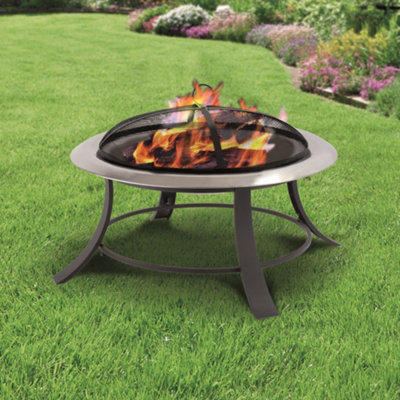 Silver City Garden Log Fire Pit