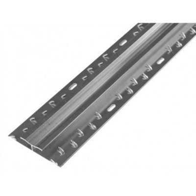 Silver Double Edge Metal Door Plate 2.7m