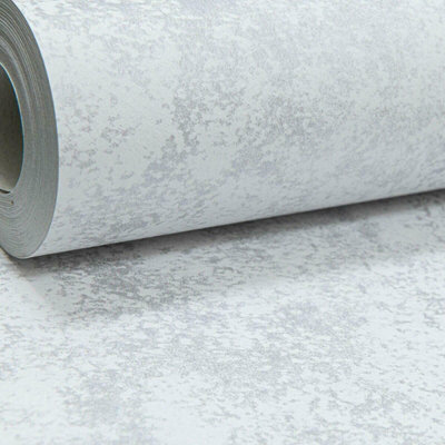 Silver Grey Wallpaper Plain Luxury Glitter Metallic Modern Shiny ...