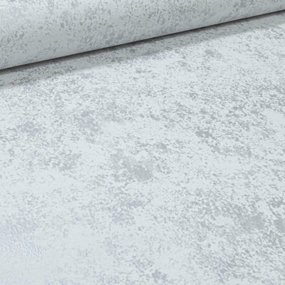 Silver Grey Wallpaper Plain Luxury Glitter Metallic Modern Shiny ...