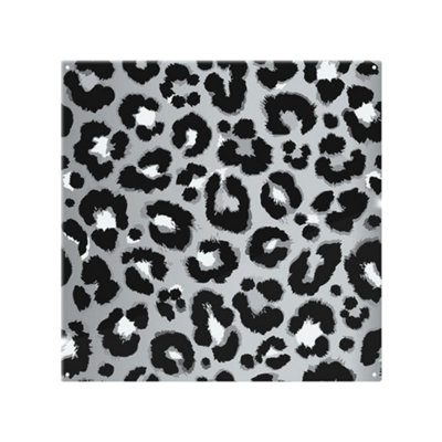 Silver Leopard Print Splash Back designer style