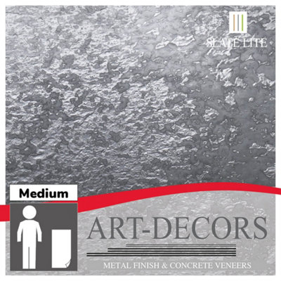 Silver Metal Veneer 30 x 20cm SAMPLE | DIY at B&Q