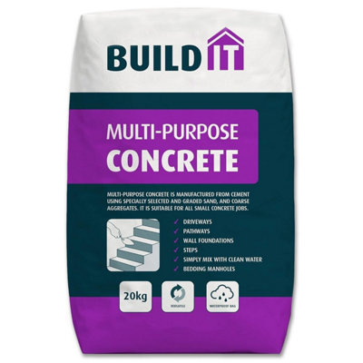 Silver Star Multi-Purpose Concrete 20kg Pre-Mixed Concrete for Paths ...