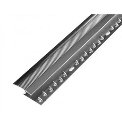 Silver Z Bar Metal Door Plate 0.9m