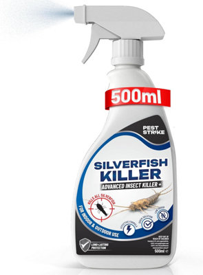 Silverfish Killer Spray - 500ml Silverfish Spray Long-Lasting ...