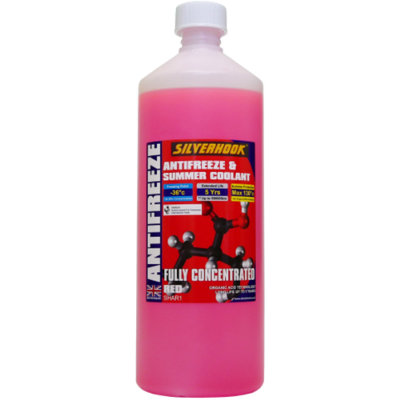 SILVERHOOK Antifreeze & Summer Coolant Red Concentrated Anti Corrosion ...