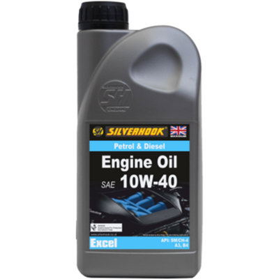 Silverhook Engine Oil 10W-40 Excel Semi-Synthetic Petrol Diesel Sm/Ch-4 ...