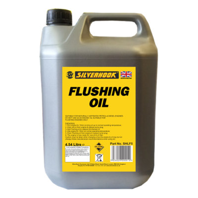 Silverhook Flushing Oil 4.54L Petrol Diesel Engines Flush Cleans ...
