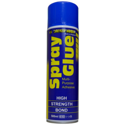 Silverhook Spray Glue Adhesive Multi Purpose High Bond Strength Metal 500ml