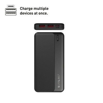 SilverLabel 10,000mAh PD Power Bank Black