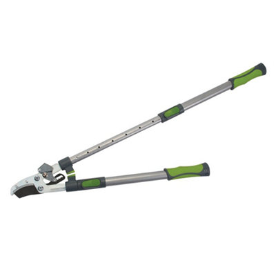 Silverline 227550 Ratchet Telescopic Tree Lopper Shear Anvil Hedge ...