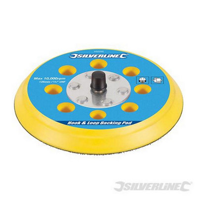 Silverline (514851) Hook & Loop Backing Pad 150mm / 5/16" UNF