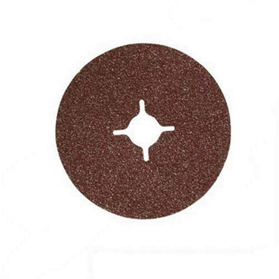 Silverline (583260) Fibre Discs 115 x 22.23mm 60 Grit Pack of 10