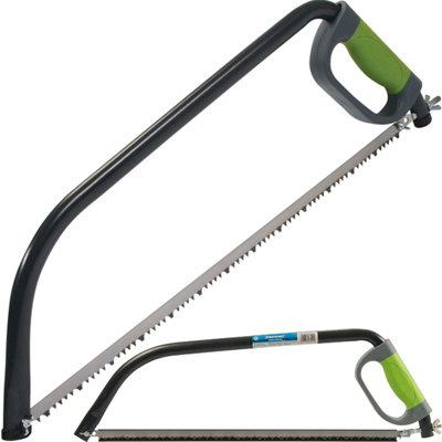 Silverline 600mm Taper Hand Foresters Bow Saw Wood Garden Branch Log ...