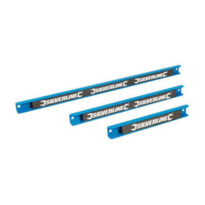 Silverline (633950) Magnetic Tool Rack Set 3pce 200 300 & 460mm