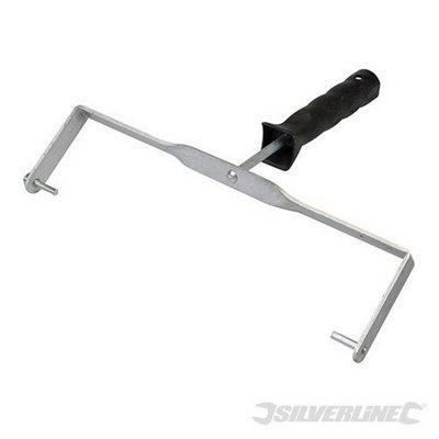 Silverline (763564) Double Arm Roller Frame 300mm | DIY at B&Q