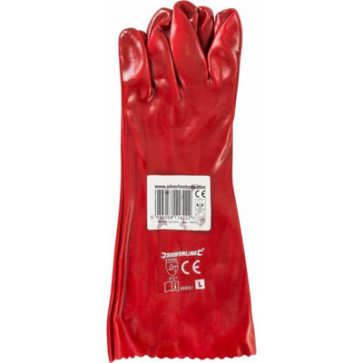 Silverline 868551 Heavy-Duty Red Construction Abrasion Resistant PVC ...