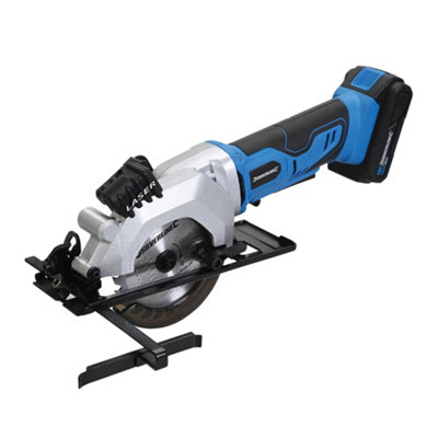Silverline 938778 18V Laser Mini Plunge Circular Cutting Saw 2AH ...