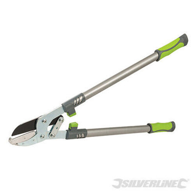 Silverline Anvil Lopper Heavy Duty Ratchet Tree Hedge Garden Pruning ...