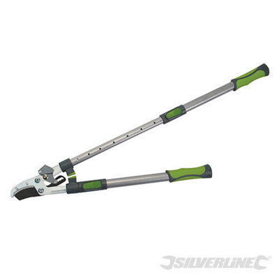 Silverline Anvil Lopper Tree Ratchet Telescopic Shear Hedge Pruning ...