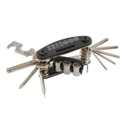 Silverline Bike Multi-Tool - 13 Function | DIY at B&Q