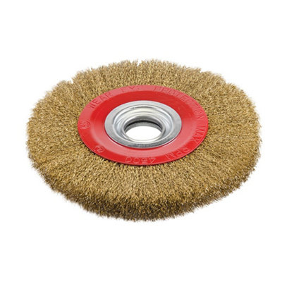 Silverline - Brassed Steel Wire Wheel - 200 x 32mm