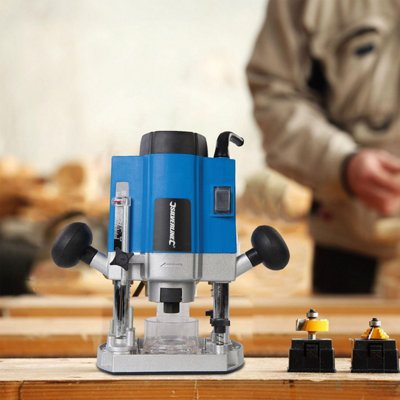 Silverline DIY Plunge Router 1/4" 329863 Power Tools 1020W