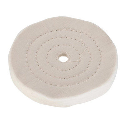 Silverline - Double-Stitched Buffing Wheel - 150mm | DIY at B&Q