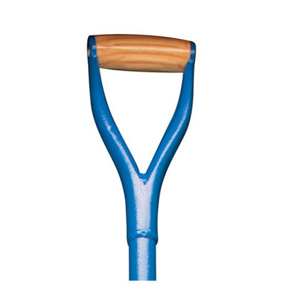 Silverline Drainage Spade Steel Handle Post Hole Trench 1150mm Shovel ...