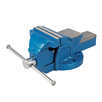 Silverline - Engineers Workshop Vice 100mm (4") - Jaw Capacity 120mm ...