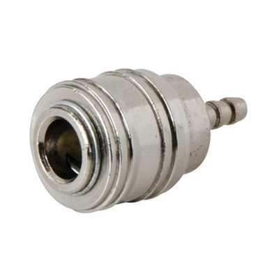Silverline - Euro Air Line Hose End Quick Coupler - 8mm Hose End | DIY ...