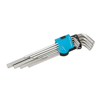 Silverline Expert Hex Key Imperial Set 10Pce | DIY at B&Q