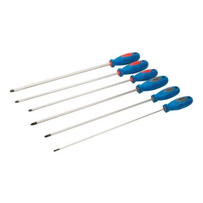 Silverline Extra-Long Screwdriver Set 6Pce | DIY at B&Q