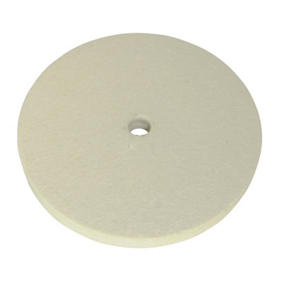 Silverline - Felt Buffing Wheel - 150mm | DIY at B&Q