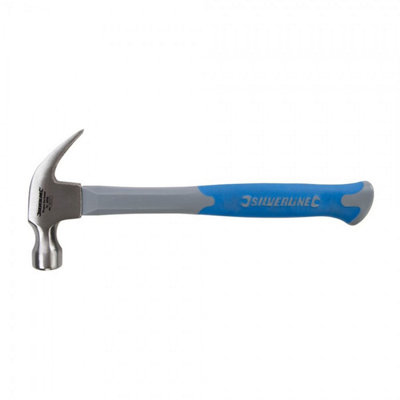 Silverline Fibreglass Claw Hammer 580456 Hand Tools 8oz (227g) | DIY at B&Q
