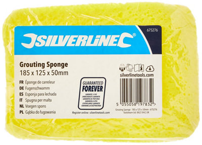 Silverline Grouting Sponge - 185 x 125 x 50mm