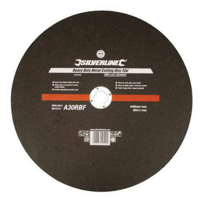 Buy Silverline Heavy Duty Metal Cutting Disc Flat - 300 x 3 x 20mm ...