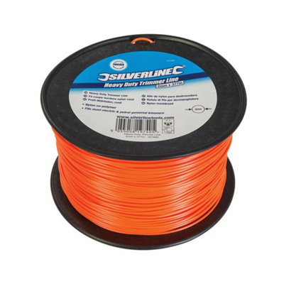 Silverline - Heavy Duty Trimmer Line - 2mm x 377m | DIY at B&Q