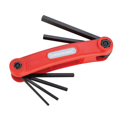 Silverline Hex Key Red/Black (One Size)
