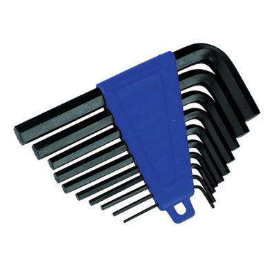 Silverline - Hex Key Set 10pce - 1/16" - 3/8" | DIY at B&Q